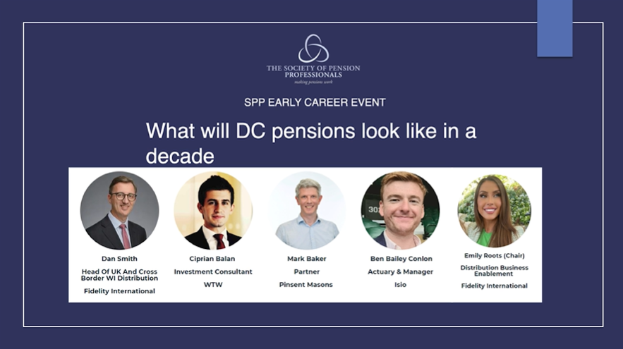 SPP Early Career Professionals Hybrid Event - What Will DC Pensions ...